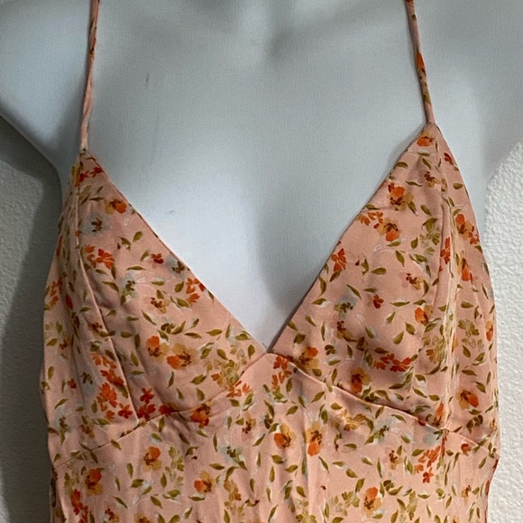 RESA | Dresses | Nwt Resa Los Angeles Apricot Floral Maxi Slip Dress ...